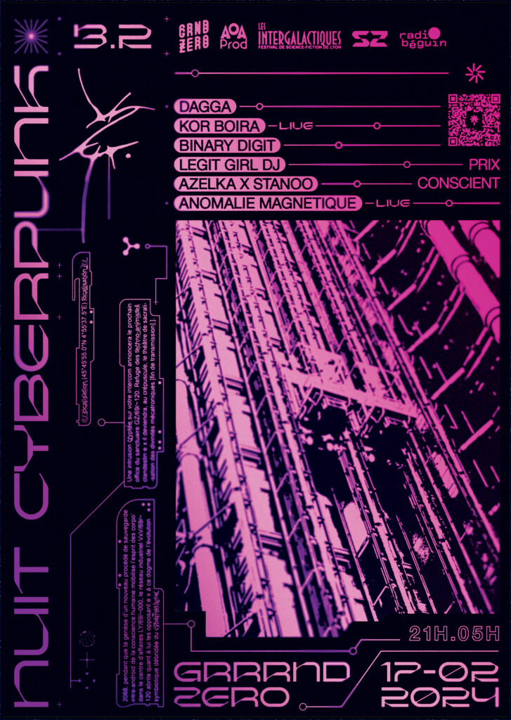 Nuit Cyberpunk 2024 | Festival Les Intergalactiques